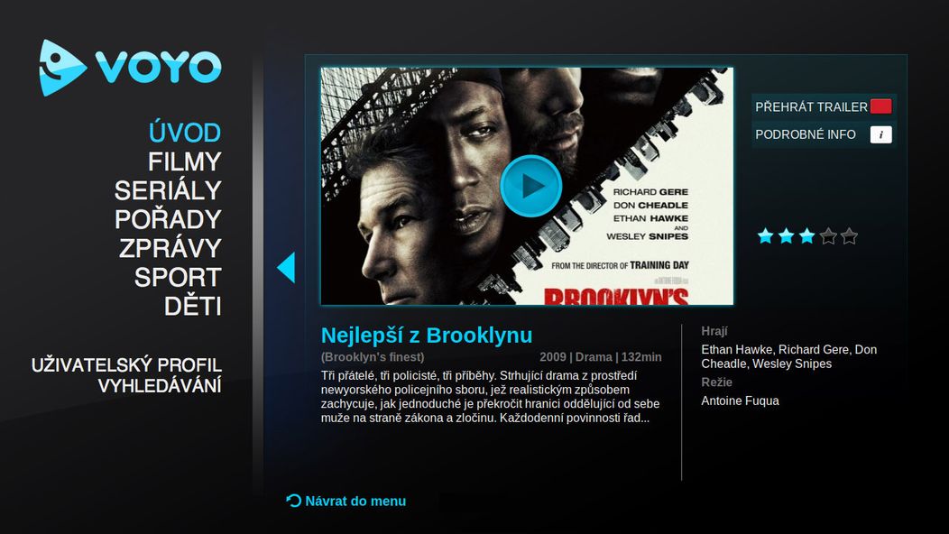 Fotogalerie - Aplikace VOYO.cz pro Panasonic Viera Connect | TV Nova