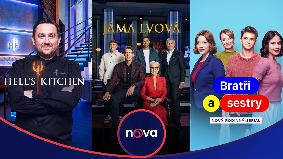 Program na Nově přehledně: Startují Bratři a sestry, Hell’s Kitchen i Jáma lvová | TV Nova